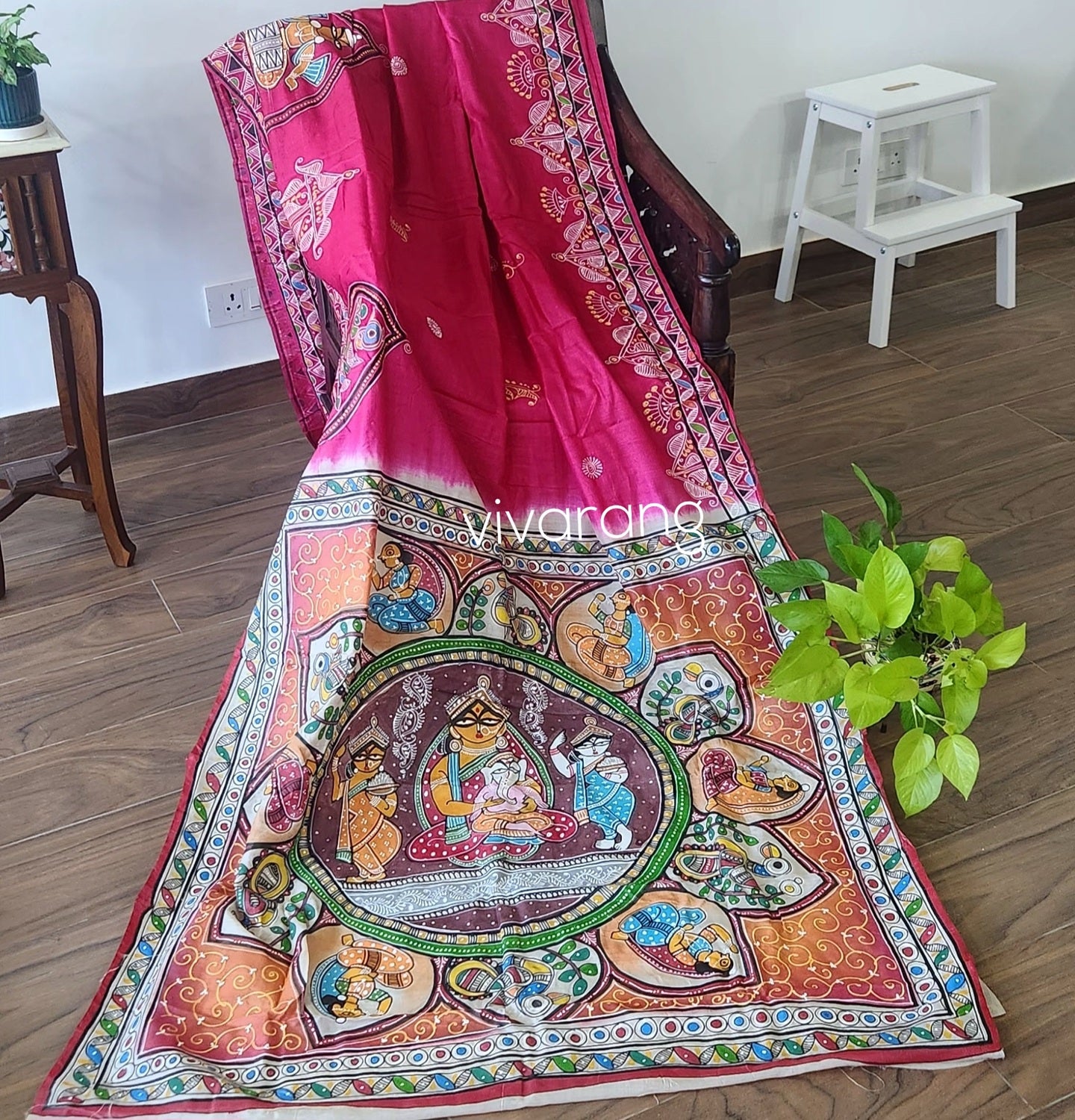Pattachitra saree tussar saree wedding saree wedding shopping mehndi ...